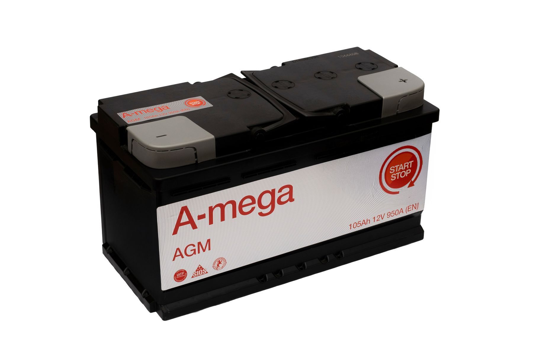 Купити Акумулятор A-Mega AGM 105Ah 950A (- +) в Києві та Україні | А ...